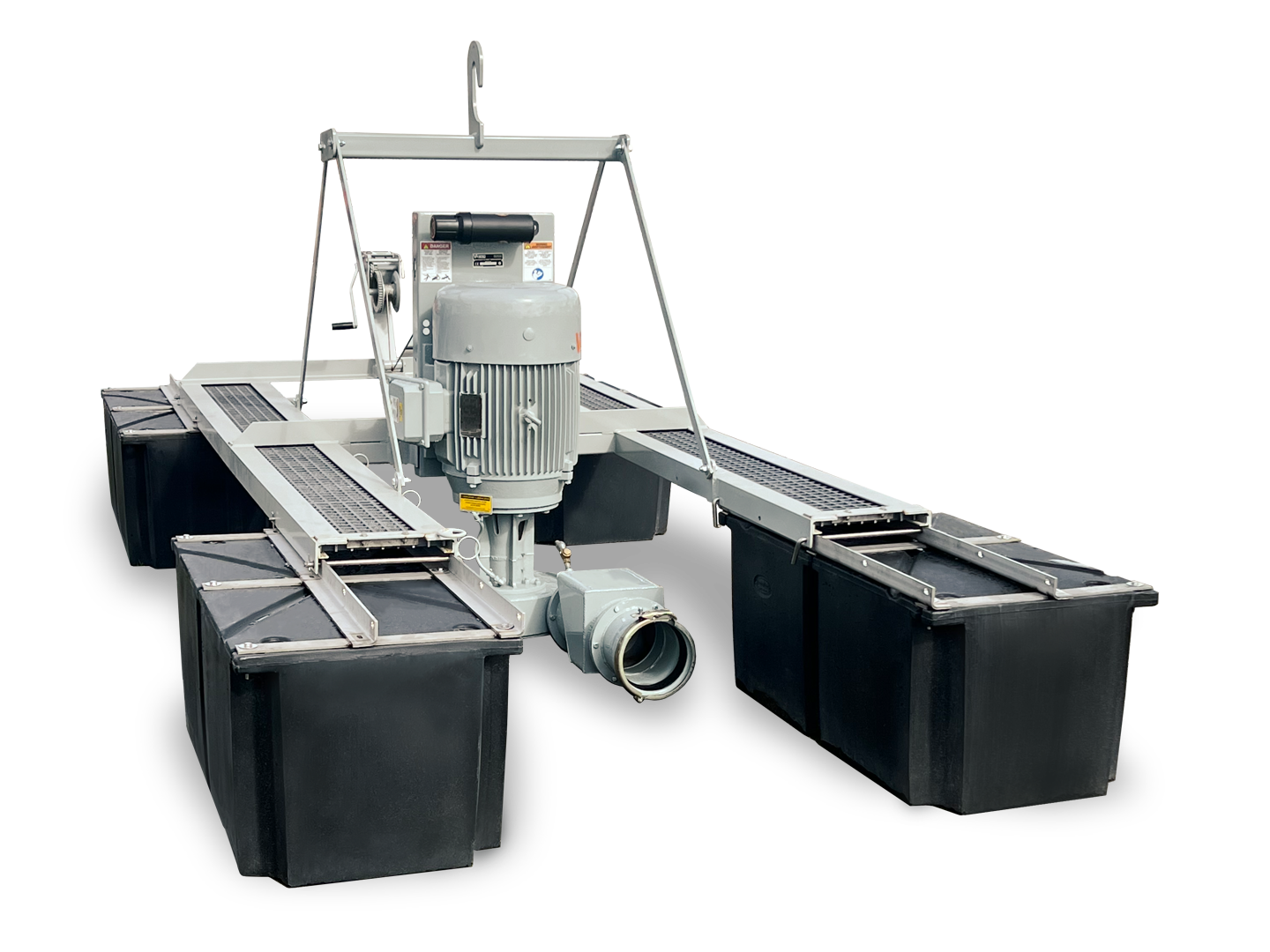 Floating flush pumps