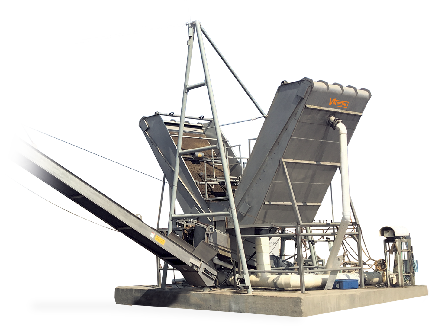 Sloped Screen separator